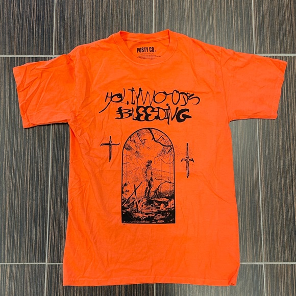 Posty Co. | Shirts | Posty Co Hollywoods Bleeding Tshirt Post Malone ...